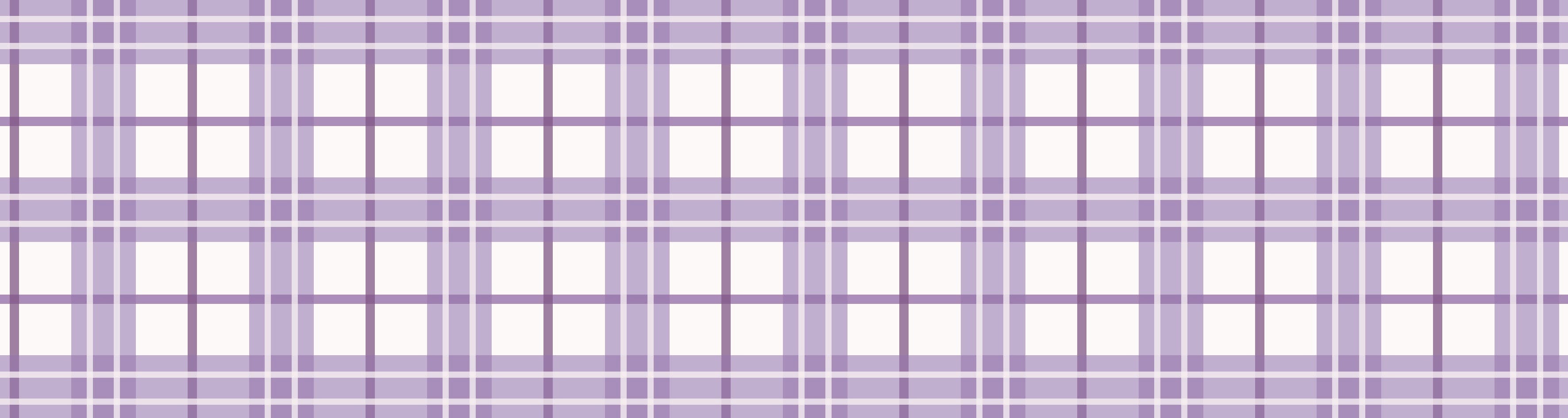 Lilac Tartan Wallpaper Border – Coeur et Maman